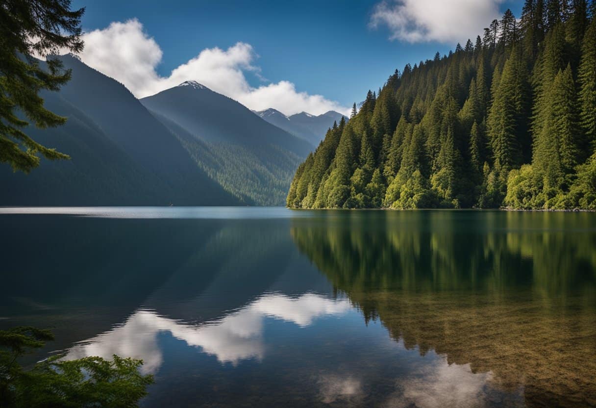 Lake Crescent Washington: A Glacial Marvel In Olympic Park
